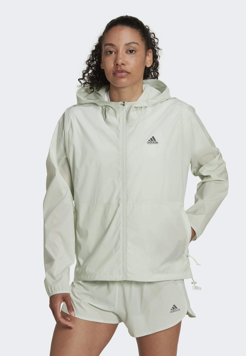 adidas Performance FAST - Running jacket - green/mint - Zalando.ie