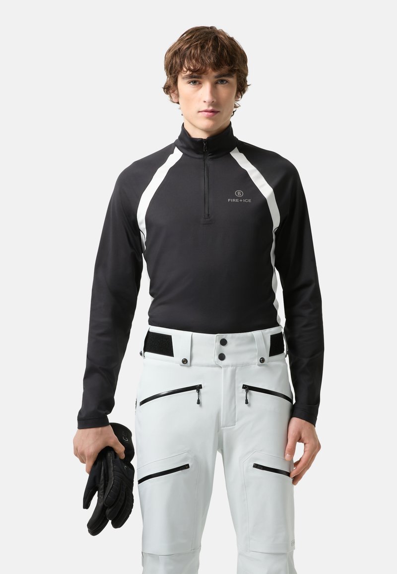 Bogner Fire + Ice Long sleeved top - schwarz off white/black - Zalando