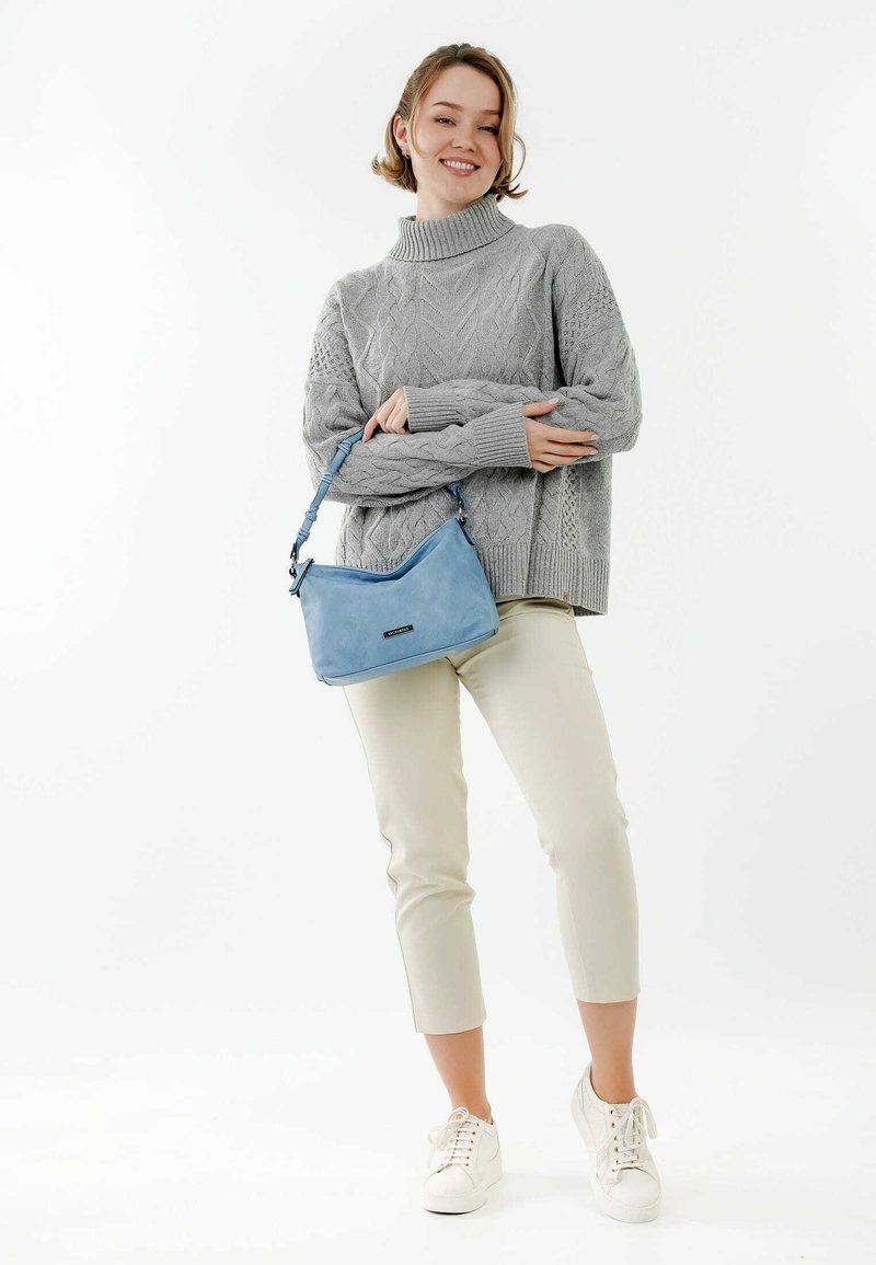 Emily & Noah BERIT - Handtasche - smokeblue/stone-blue denim - Zalando.de