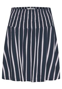 ICHI LISA - Jupe trapèze - total eclipse flower print/bleu roi - ZALANDO.FR