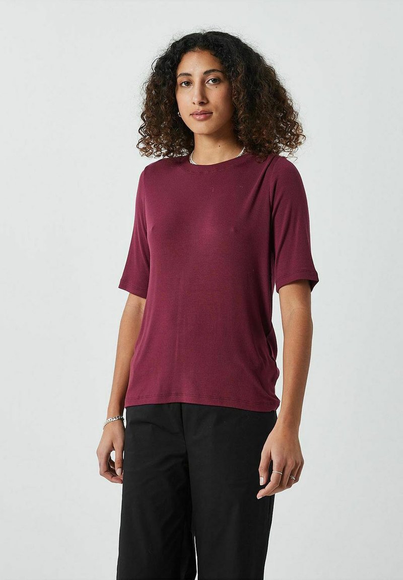 Minimum SIGA 9823 - T-Shirt basic - burgundy/bordeaux - Zalando.at