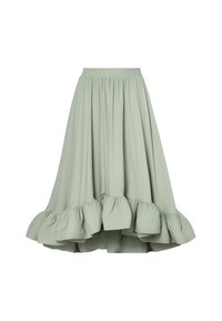 Malina ADRIANA FRILLED - Jupe trapèze - sage/vert clair - ZALANDO.FR