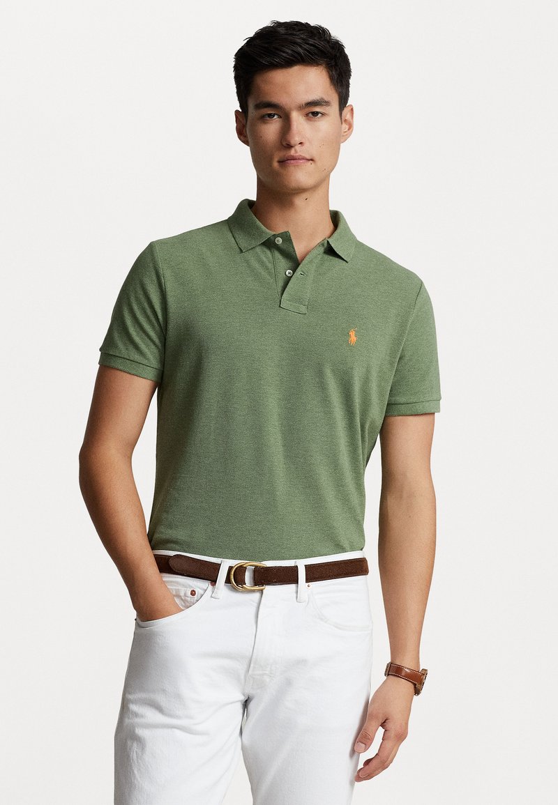 Polo Ralph Lauren THE ICONIC MESH POLO SHIRT - Poloshirt - cargo green ...