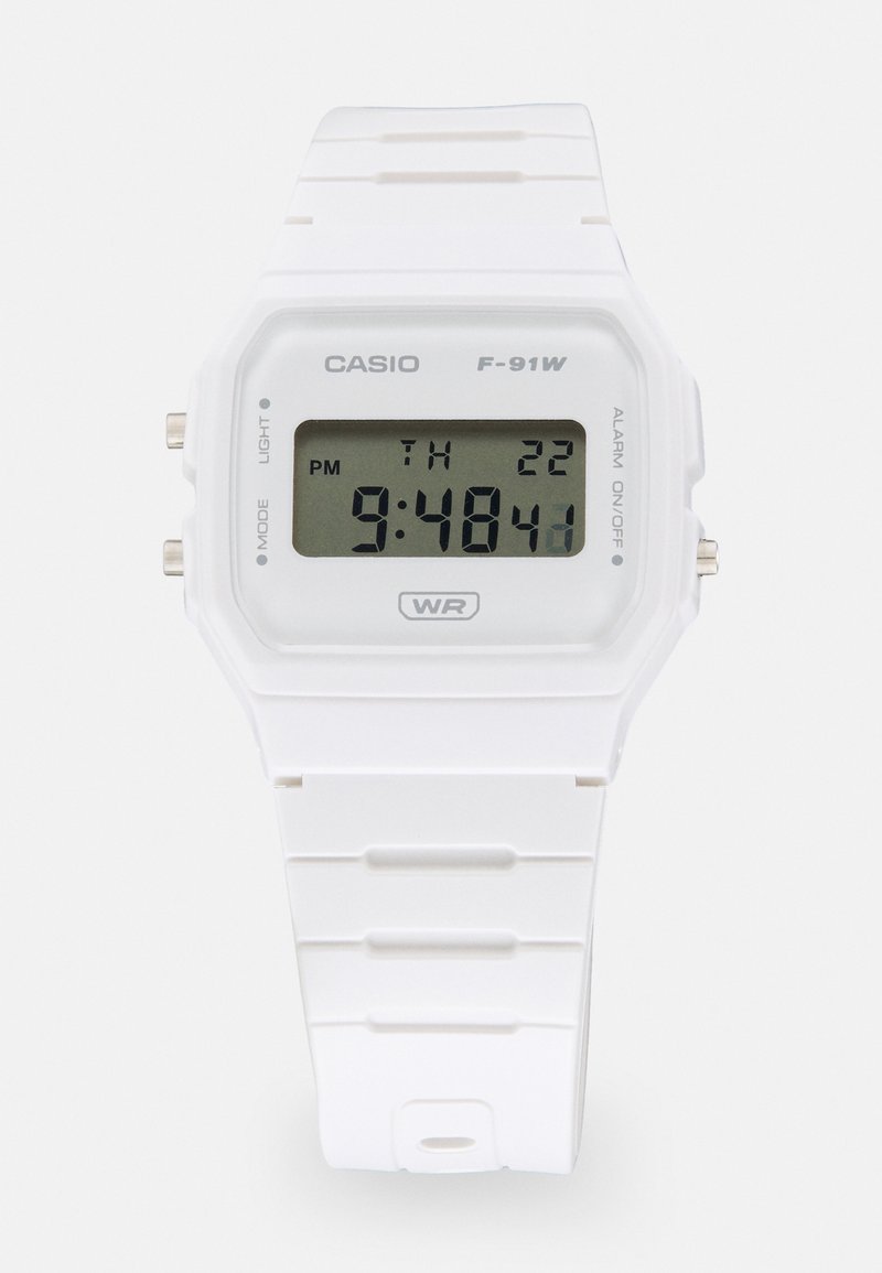 Casio F-91 UNISEX - Digital watch - white - Zalando.co.uk