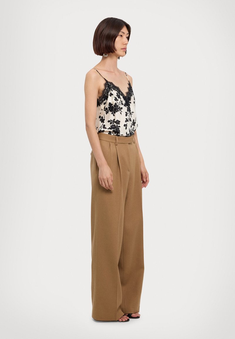 Veronica Beard CIARLO - Débardeur - ivory/black/beige - ZALANDO.BE
