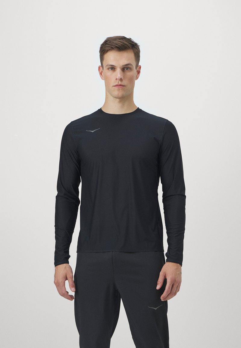 HOKA AIROLITE RUN LONG SLEEVE - Long sleeved top - black - Zalando.co.uk