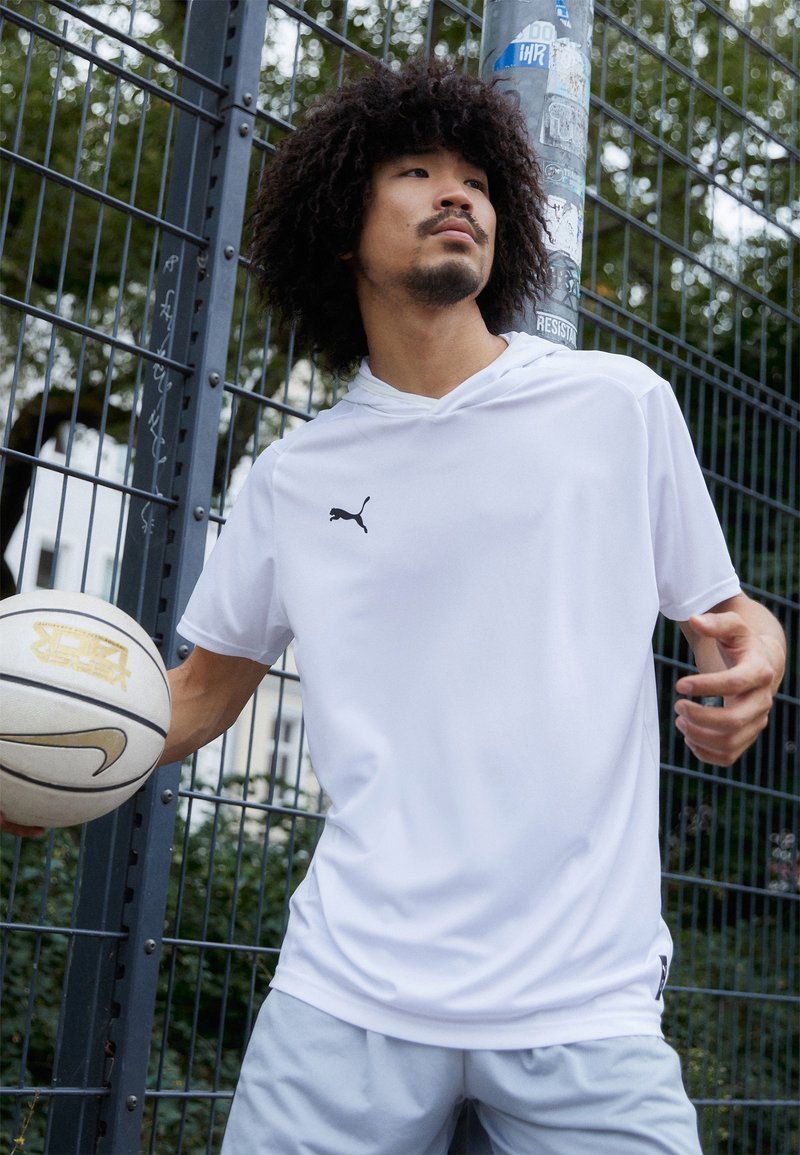 Puma HOOPS TEAM SHOOTING - T-shirt basique - white/blanc - ZALANDO.FR