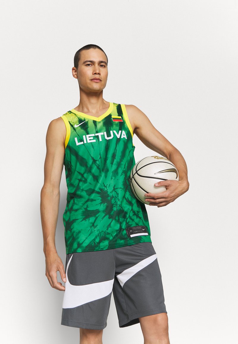 Nike Performance LITHUANIA TEAM SWINGMAN - Sports T-shirt - gorge green ...