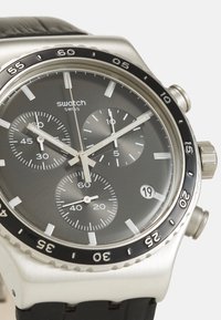 Swatch NEW IRONY - Chronograph watch - carbonium dream/black - Zalando.ie