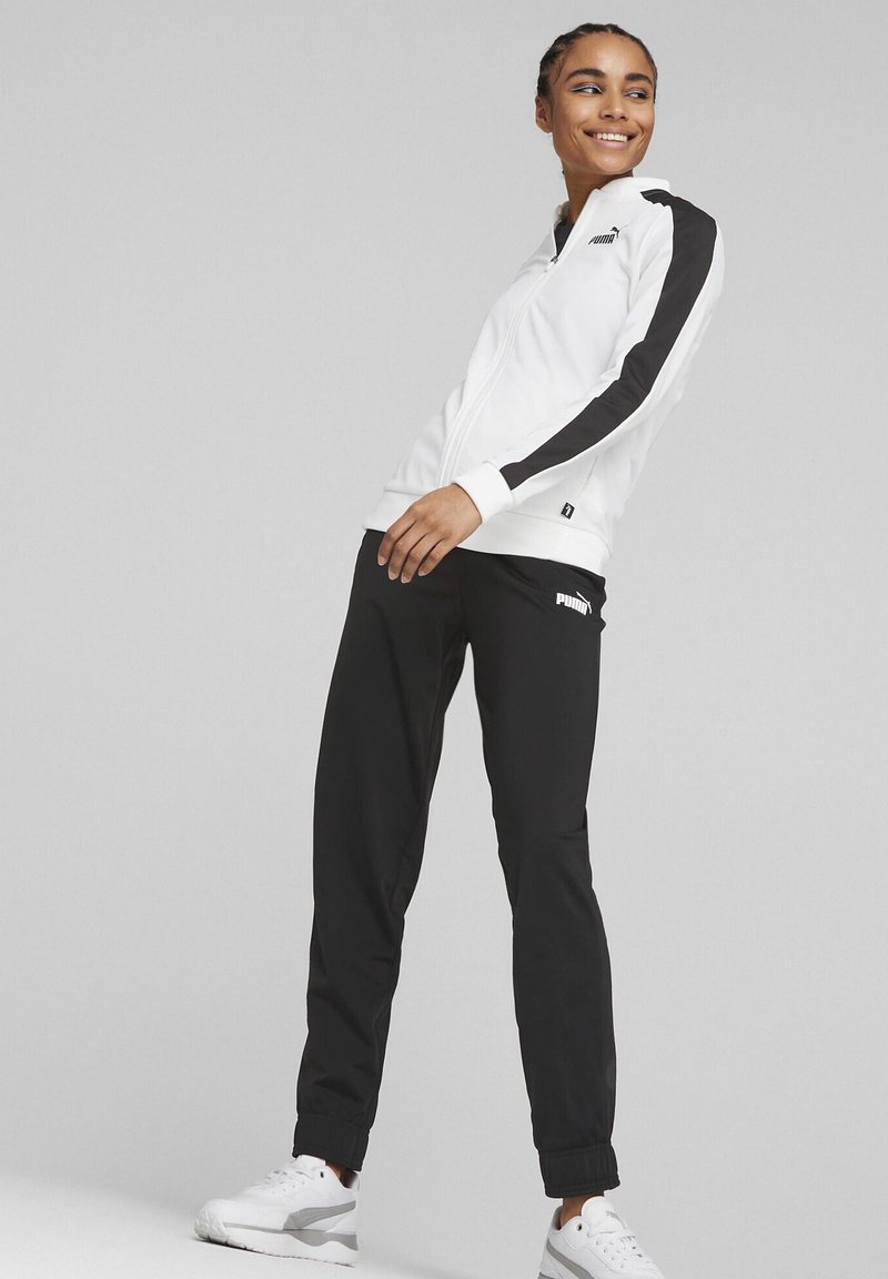 Puma BASEBALL TRICOT SUIT SET - Tracksuit - puma white/white - Zalando