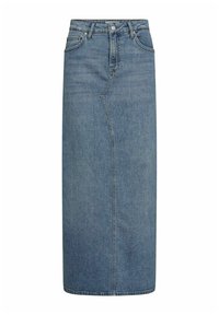 Ivy Copenhagen ZOE CADIZ - Maxi skirt - denim blue/blue denim - Zalando.ie