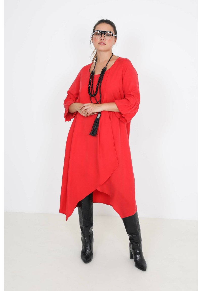 Jean Marc Philippe EFFET PORTEFEUILLE BICOLORE - Freizeitkleid - rouge ...