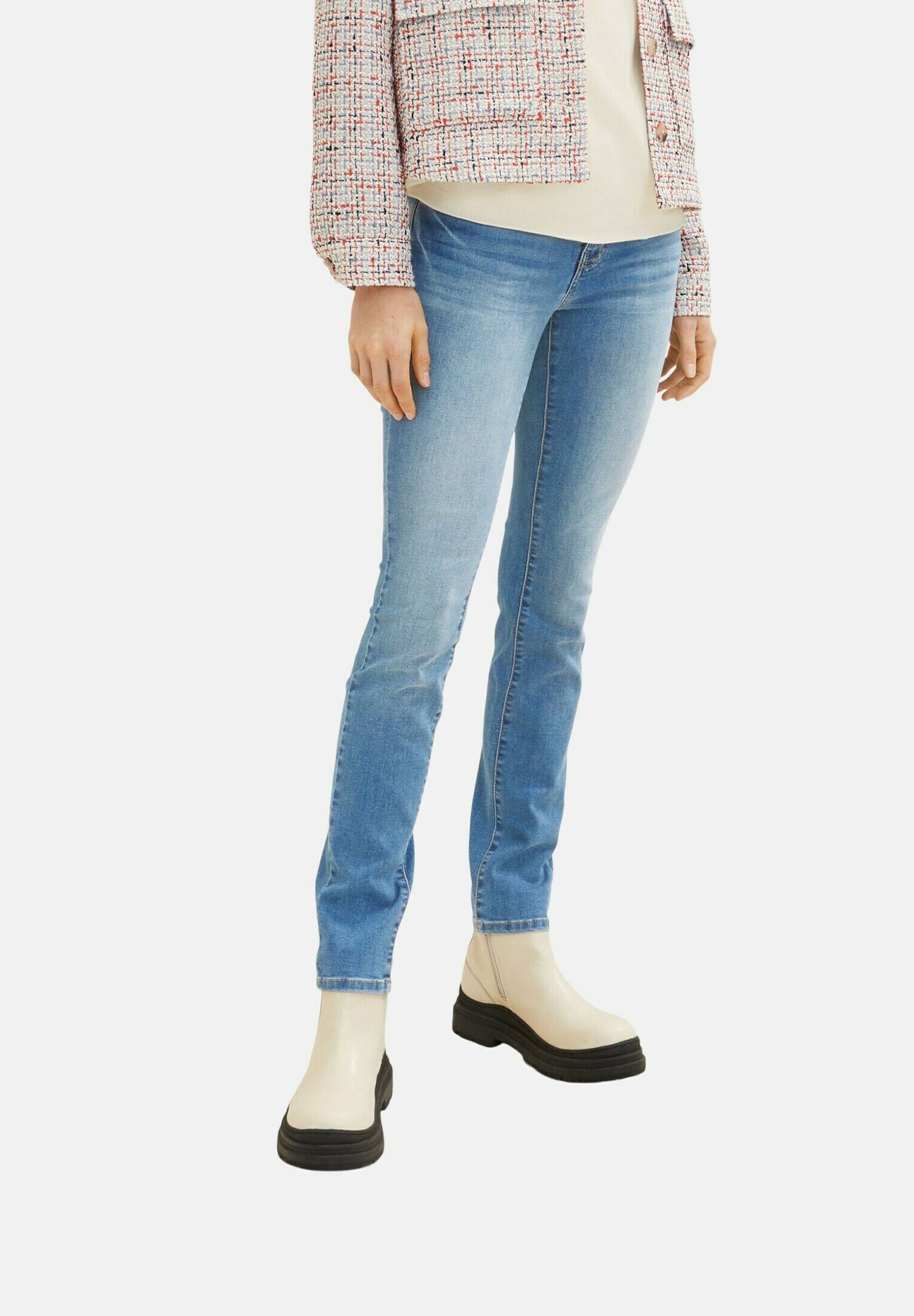 TOM TAILOR ALEXA SLIM - Jeans Slim Fit - clean light stone blue denim ...