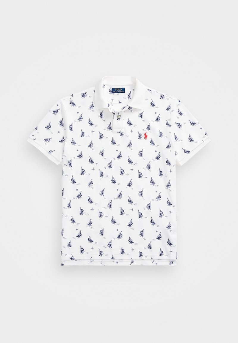 Polo Ralph Lauren SHORT SLEEVE - Polo shirt - off-white - Zalando.co.uk