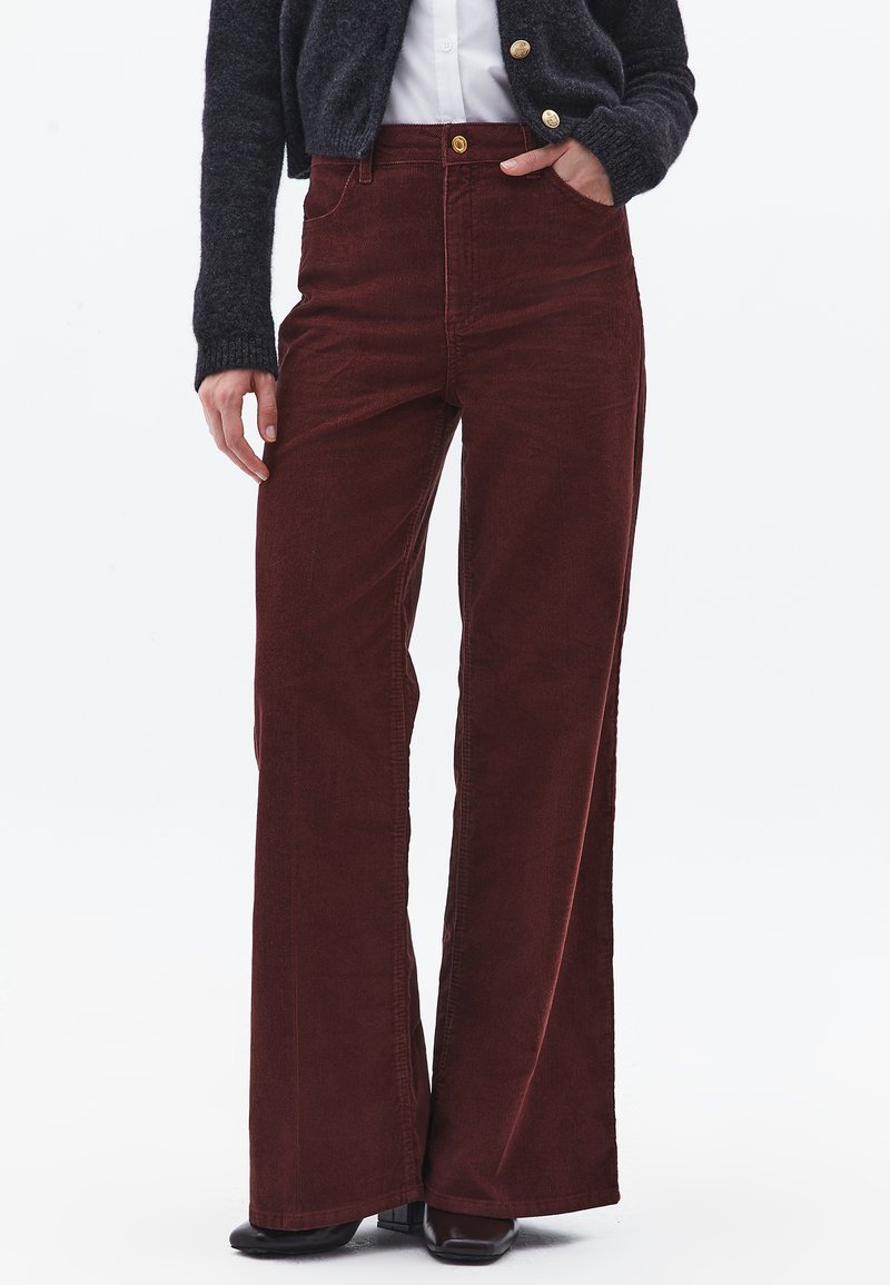 OXXO WIDE LEG - Leveälahkeiset - bitter chocolate/ruskea - Zalando.fi