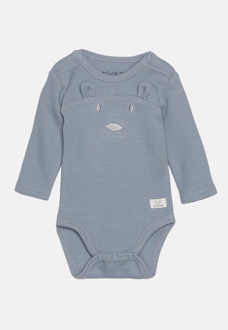 Hust & Claire BEBE BEAR MOTIF UNISEX - Body - dusty blue/hellblau ...