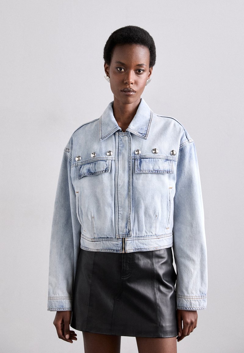 Iro TULVI - Spijkerjas - blue washed/lichtblauw denim - Zalando.nl