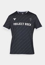 Under Armour RUGBY SHIRT - Print T-shirt - black/white/black - Zalando ...