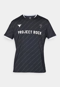 Under Armour RUGBY SHIRT - T-shirt print - black/white/zwart - Zalando.nl