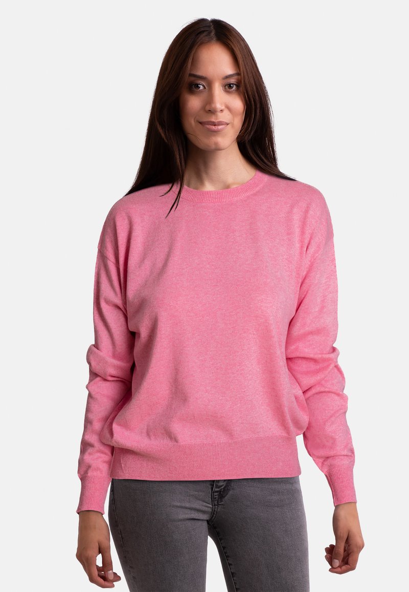 CASH-MERE RUNDHALS - Strickpullover - pink - Zalando.ch