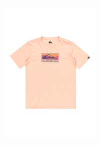 Quiksilver GRADIENT BOX - Triko s potiskem - mef/růžová - Zalando.cz