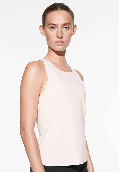 OYSHO COMFORTLUX STRAP TANK - Top - white/hvid - Zalando.dk