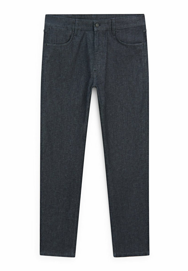 Massimo Dutti LIGHTWEIGHT RINSE WASH - Jeans straight leg - mottled ...