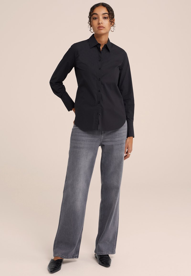 WE Fashion Hemdbluse - black/schwarz - Zalando.de