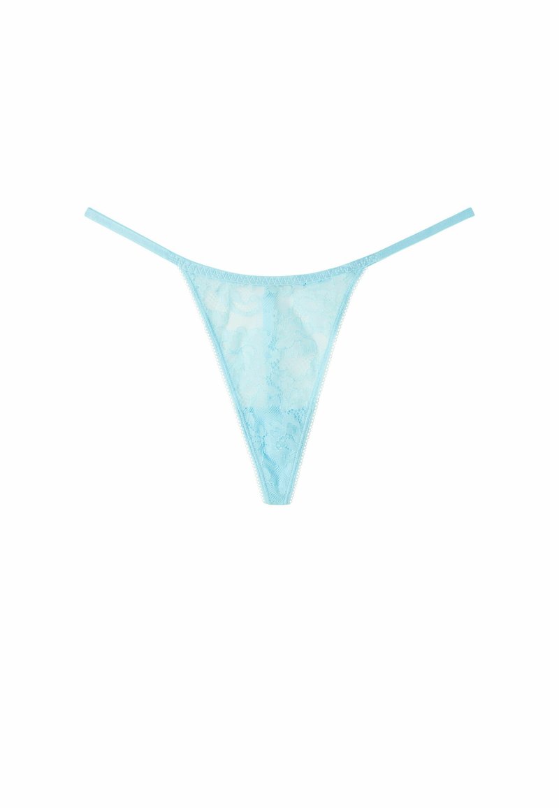 Tezenis CON TEXTO DE STRASS - Thong - v crystal blue/light blue ...