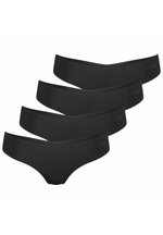 Sloggi HIPSTRING WEICH LEICHT UNSICHTBAR S 4 PACK - String - schwarz ...