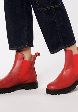 Rieker Schnürstiefelette - rot - Zalando.de