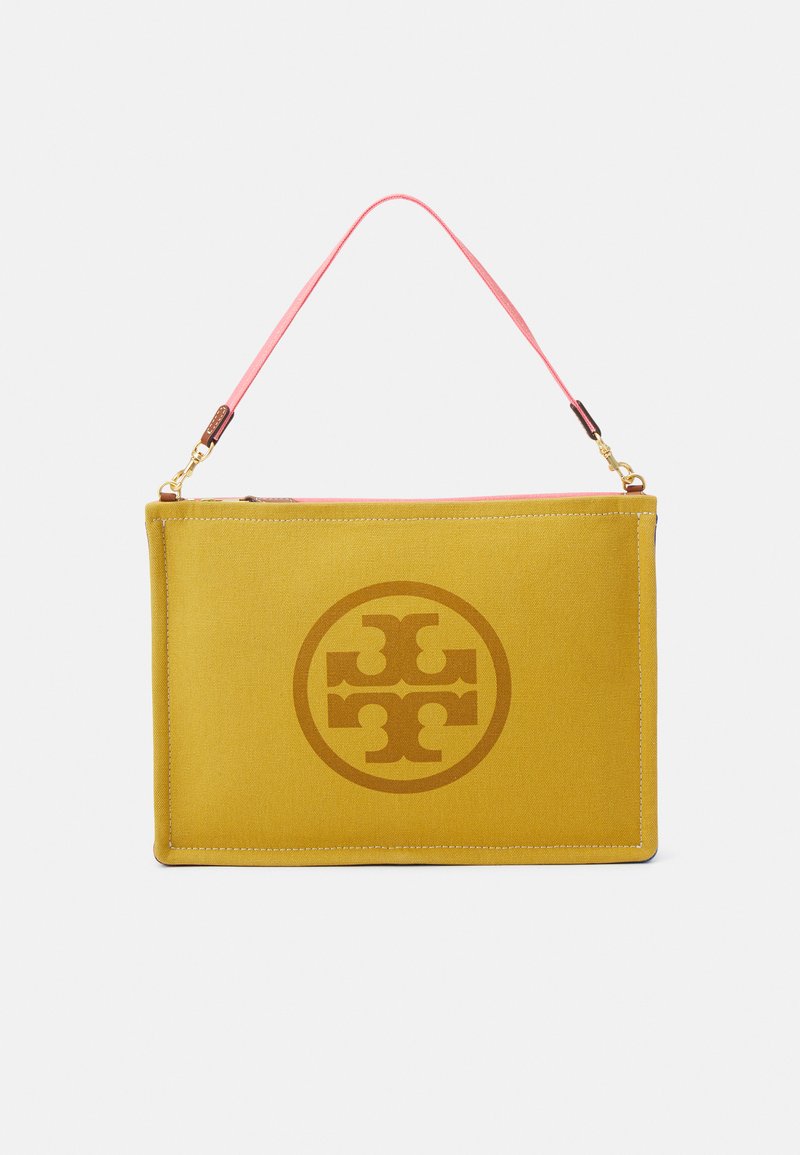 Tory Burch ELLA COLOR-BLOCK POUCH - Clutch - crown mix/gold-coloured ...