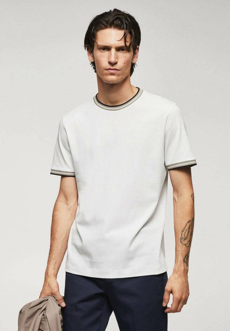 Mango ISABELT - Camiseta básica - blanc/blanco - Zalando.es