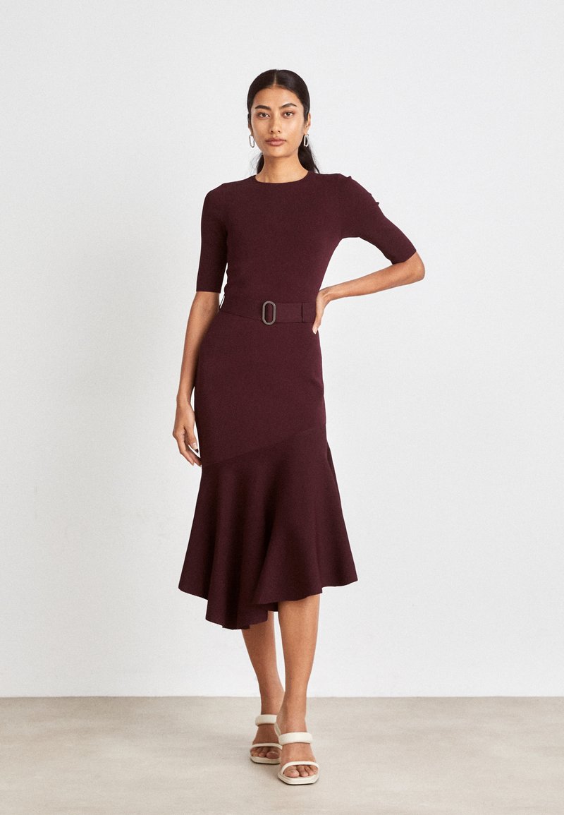Ted Baker SAMALEE - Neulemekko - dark red/tummanpunainen - Zalando.fi