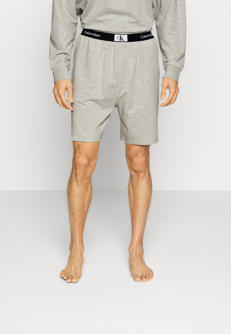 Calvin Klein Underwear SLEEP SHORT - Pyjama bottoms - grey heather/grey ...