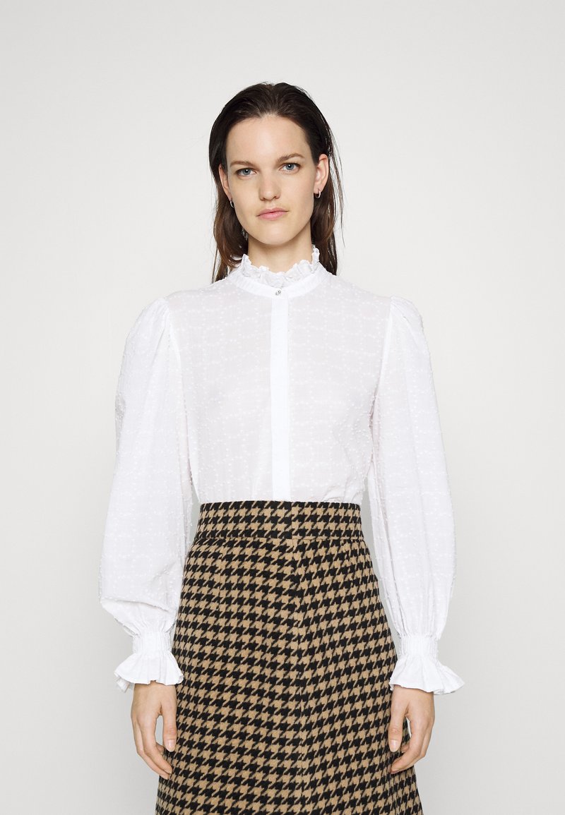 BOSS BELLINA - Button-down blouse - white - Zalando.de