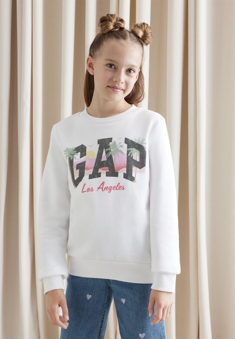 GAP LOGO CITY CREW GIRLS - Sudadera - white/blanco - Zalando.es