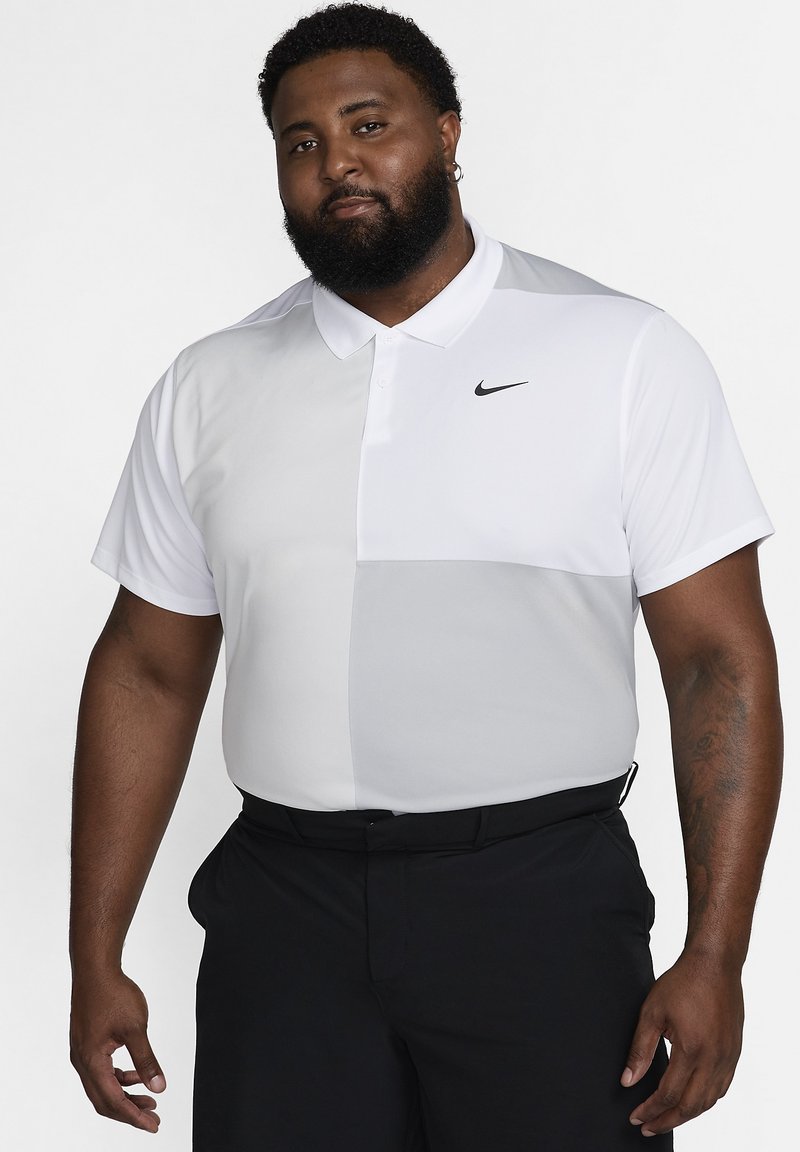 Nike Golf DRI-FIT VICTORY - Poloshirt - white light smoke grey photon ...
