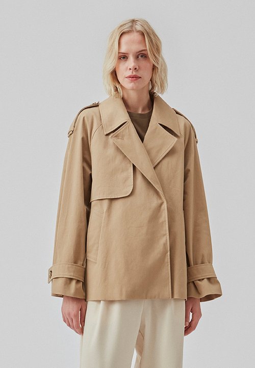 Part Two Pitkä takki - vetiver/khaki - Zalando.fi