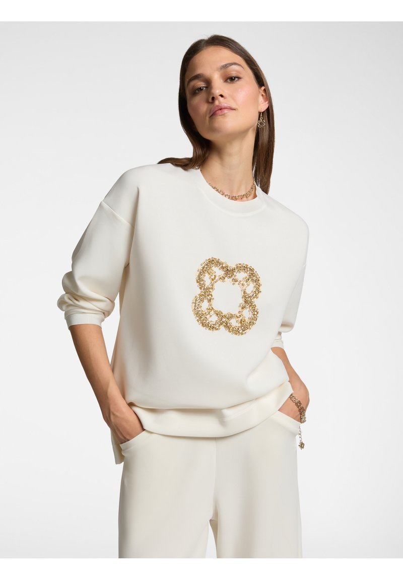 Elena Mirò RICAMO MONOGRAM - Felpa - bianco - Zalando.it