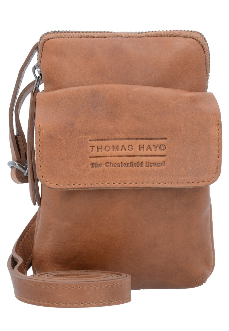 The Chesterfield Brand THOMAS HAYO LEDER - Borsa a tracolla - cognac ...