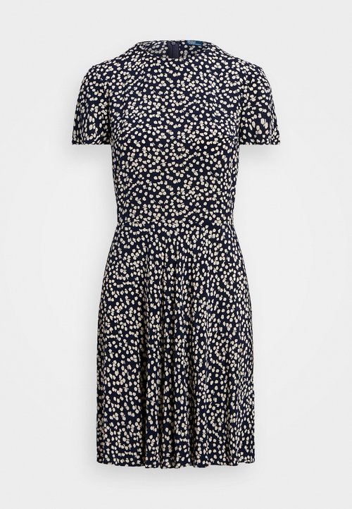Polo Ralph Lauren DAGANI SHORT SLEEVE DAY DRESS - Vardagsklänning - mint floral/flerfärgad ...