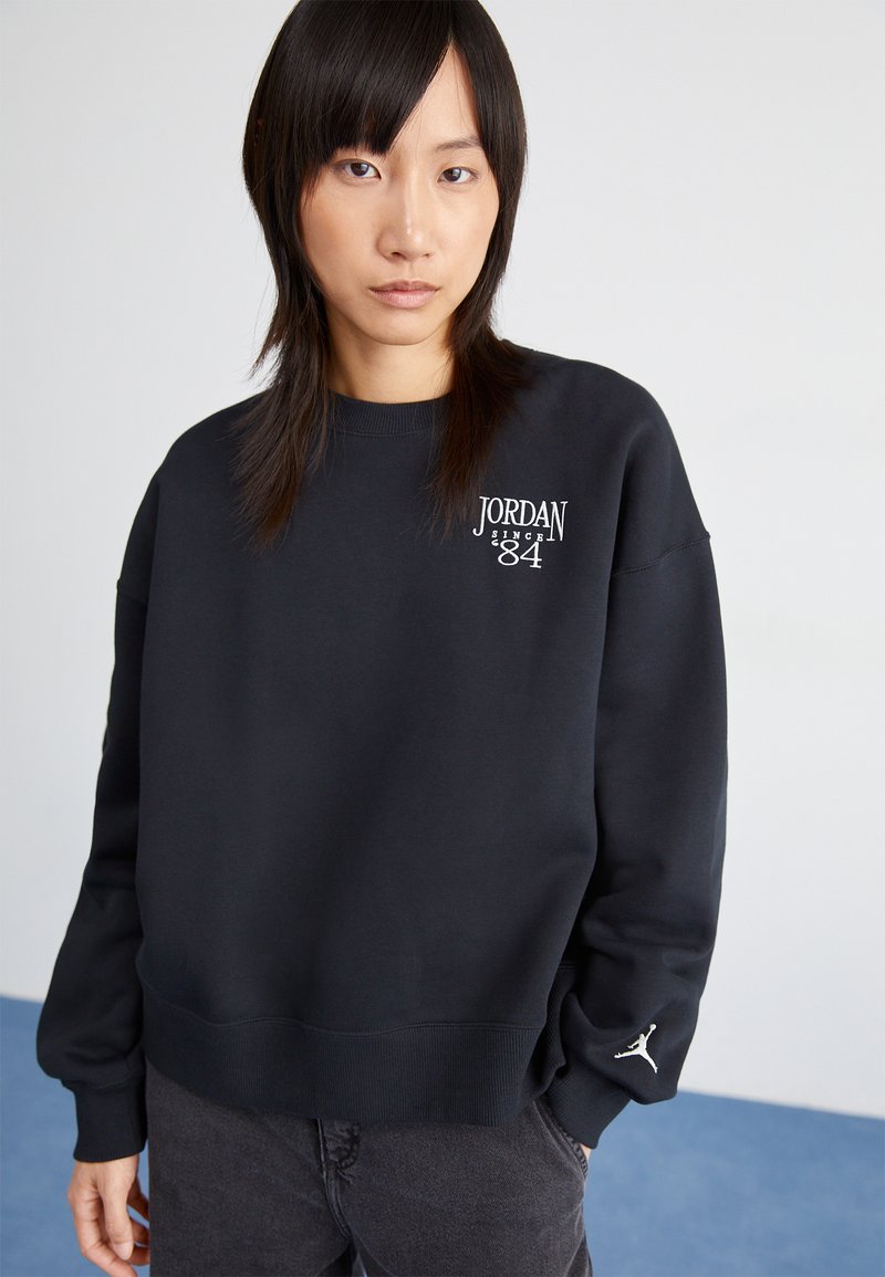Jordan CREW - Sweatshirt - black/sort - Zalando.dk