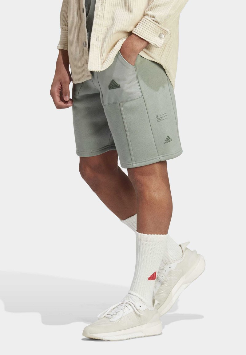 adidas Sportswear M CE SHO - Short - silver green/vert - ZALANDO.FR