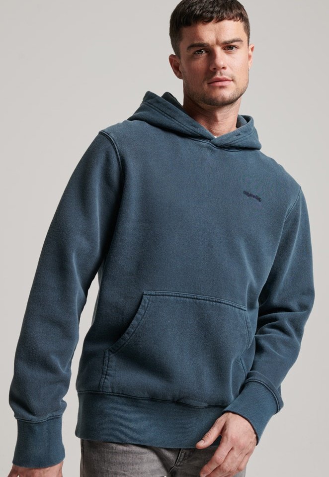 Superdry VINTAGE MARK - Jersey con capucha - eclipse navy/azul marino ...
