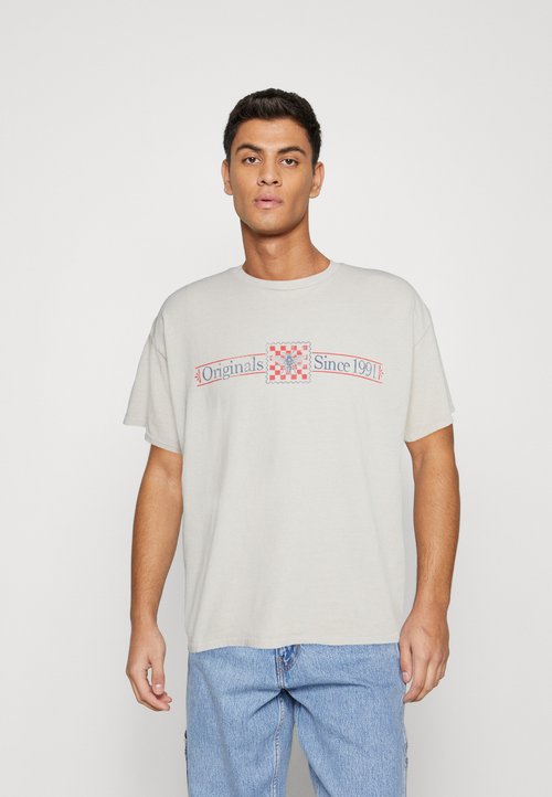 BDG Urban Outfitters OUT OF SERVICE TEE - T-Shirt print - off white ...