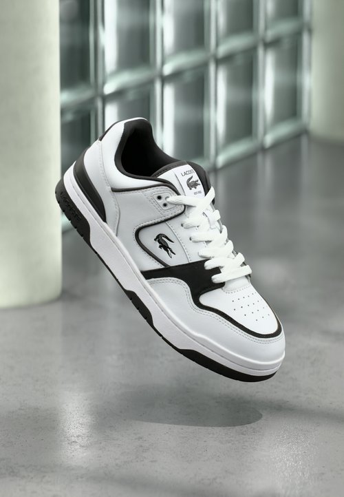 Lacoste LINESHOT - Joggesko - white/navy/hvit - Zalando.no