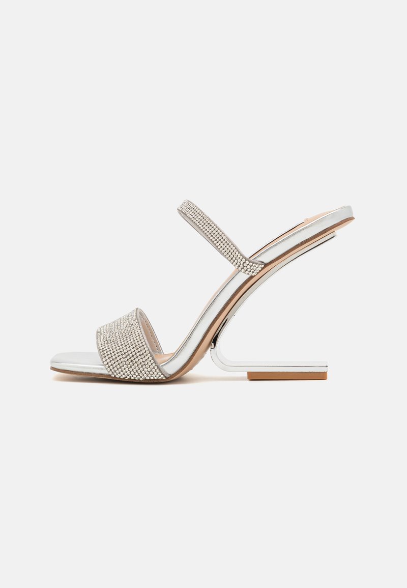 Steve Madden LOTUS - Sandaler - silver-coloured/sølvfarvet - Zalando.dk