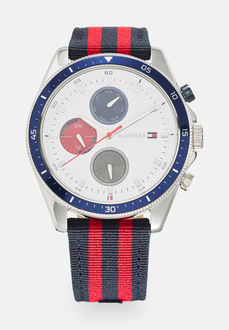 Tommy Hilfiger Chronograph watch - red/blue/red - Zalando.co.uk