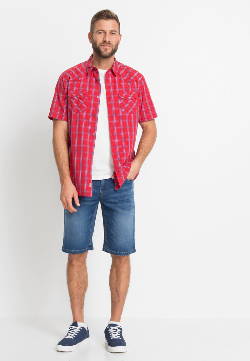 bonprix KURZARM - Hemd - red/rot - Zalando.ch